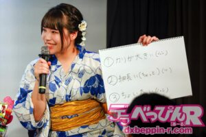 【スナックNAX vol.7イベントレポート！】桐香ゆうり、五芭、鈴音杏夏、みなみマネが麗しい浴衣姿で登場！ 「好みの男性器」、「セックスの最中に言われたい一言」などをクイズで回答！ | デラ ...